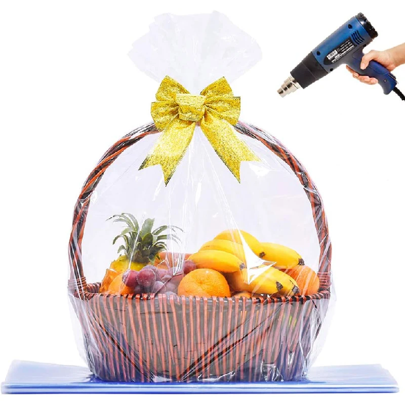 10pcs-Extra-Large-Shrink-Wrap-Basket-Gift-Bags-Gift-Baskets-Clear ...