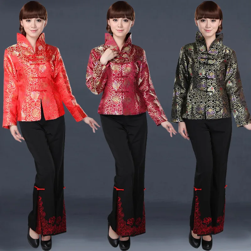 Plus Size Chinese Style Traditional Clothing Tang Suit Jacket Women ...