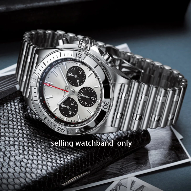 Super Quality Stainless Watch Band Replace For Breitling Strap Dial ...