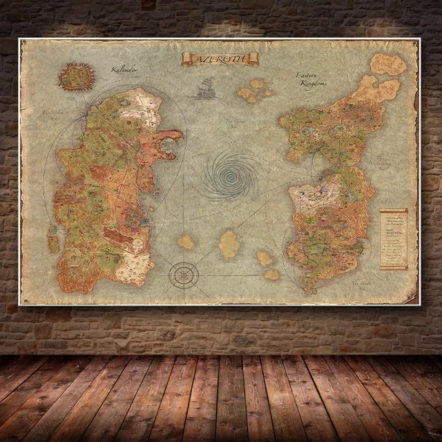 Azeroth Kalimdor Map