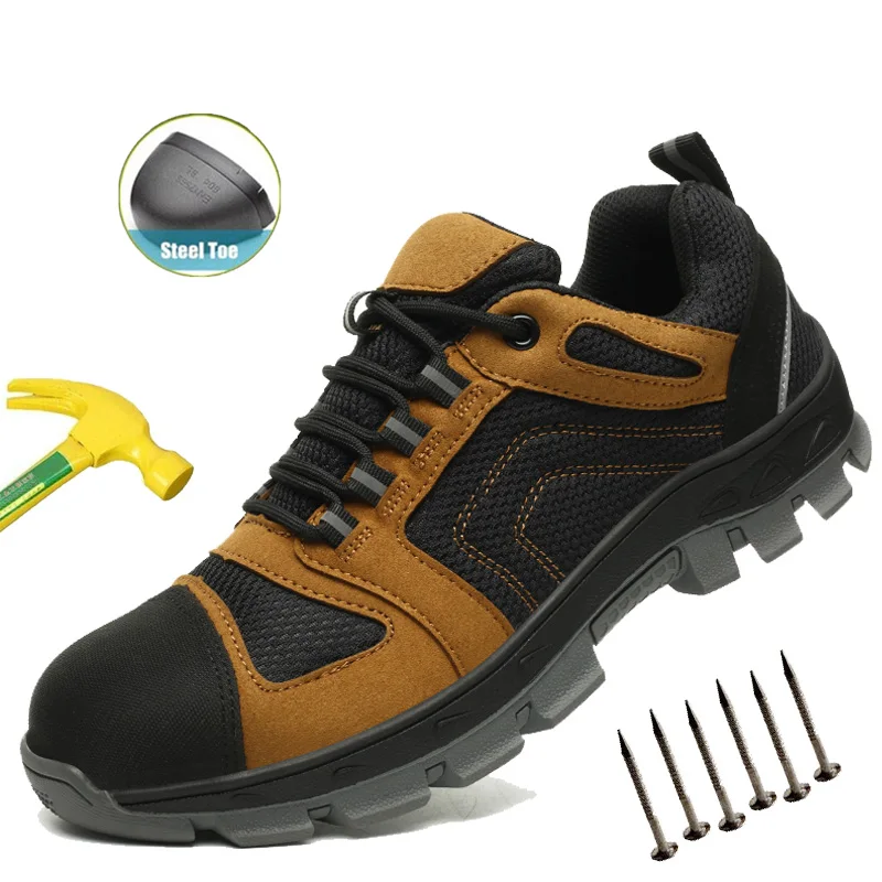 Work-Shoes-Men-Steel-Toe-Anti-Smash-Safety-Shoes-Construction-Work ...