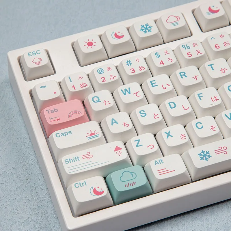 Minimalist White Japanese Keycaps Mechanical | Japanese Keycaps Xda ...
