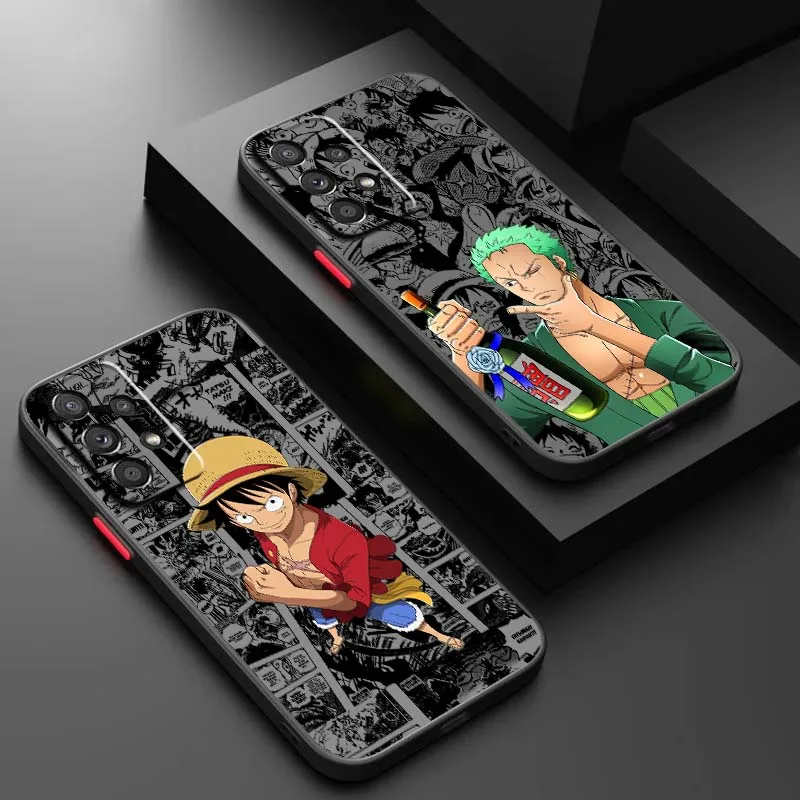 Anime One Piece Luffy Zoro For Samsung A73 A72 A71 A55 A54 A53 A52 A51 ...