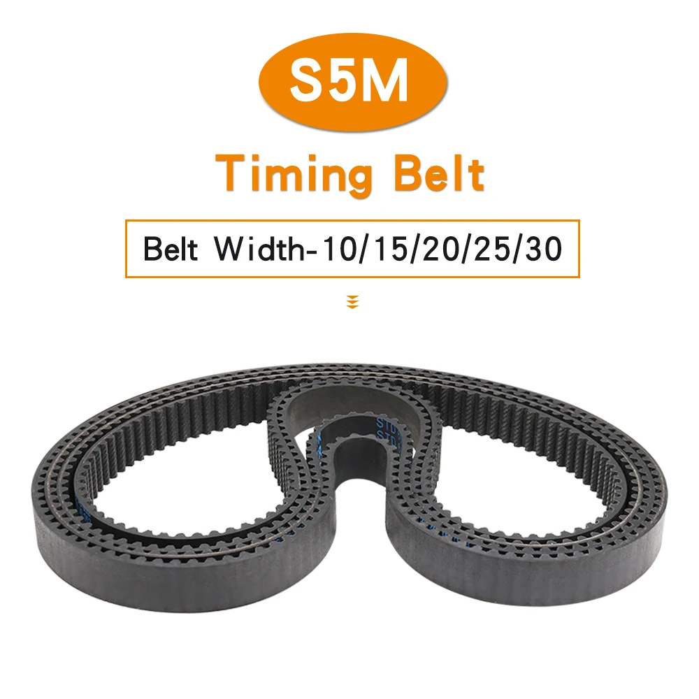 Synchronous Belt S5M-1050/1085/1090/1100/1115/1120/1125/1135/1145/1150/1160 Closed Loop Rubber ...