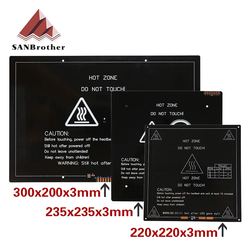 Upgrade-MK3-Heatbed-More-220x220-300x200-235x235mm-12V-24V-Upgraded ...