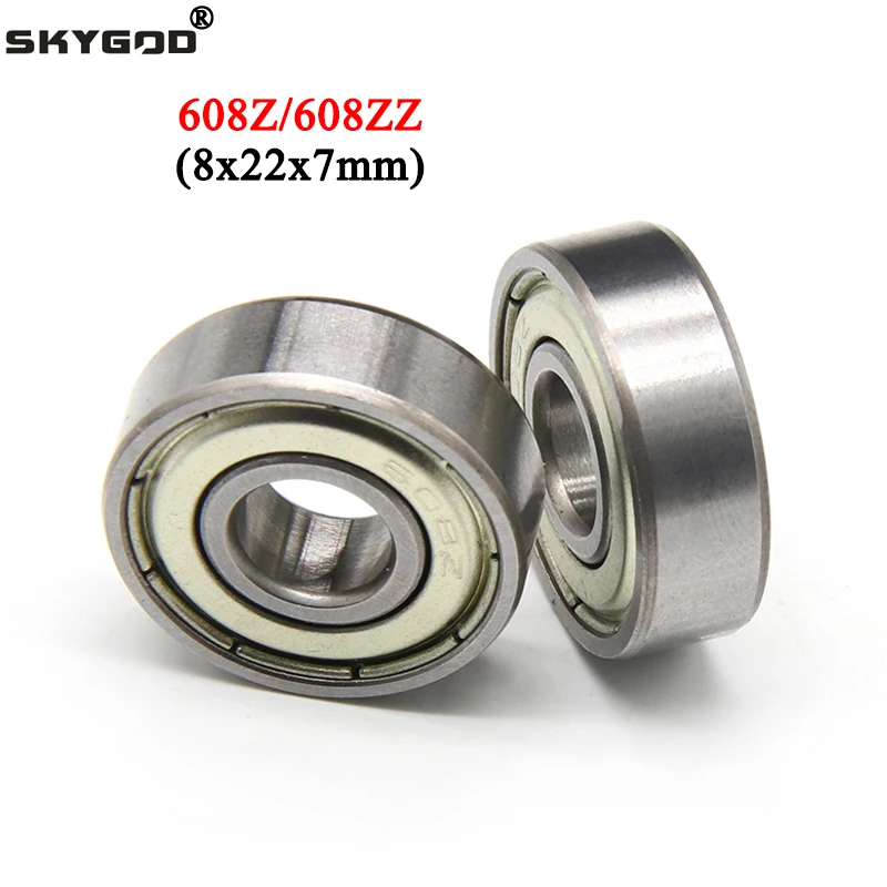 Rodamientos-de-bolas-608Z-608ZZ-ranura-profunda-8x22x7mm-ABEC-7-Mini ...