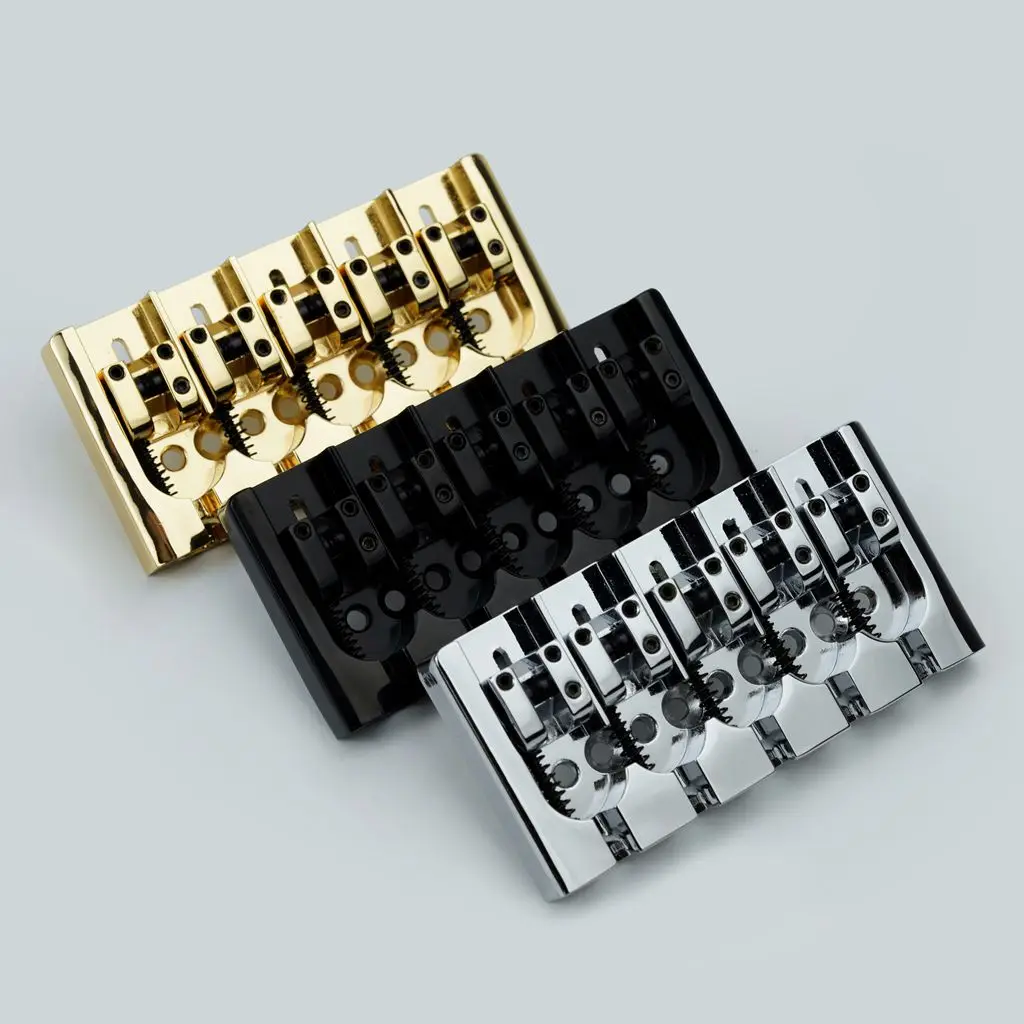Guyker Retro Bass Bridge - 4-String 5-String A-Style Bass Bridge ...
