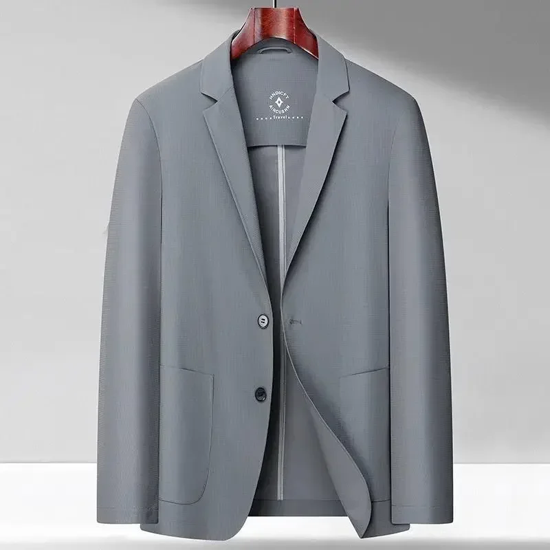 Gray-Jacket-for-Men-Thin-Party-Coats-Man-Suits-and-Blazers-Slim-Fit ...