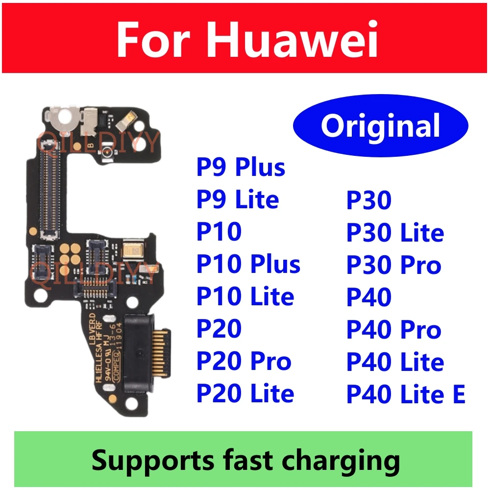 USB Connector Charger Charging Port For Huawei P9 P10 P20 P30 P40 Lite ...
