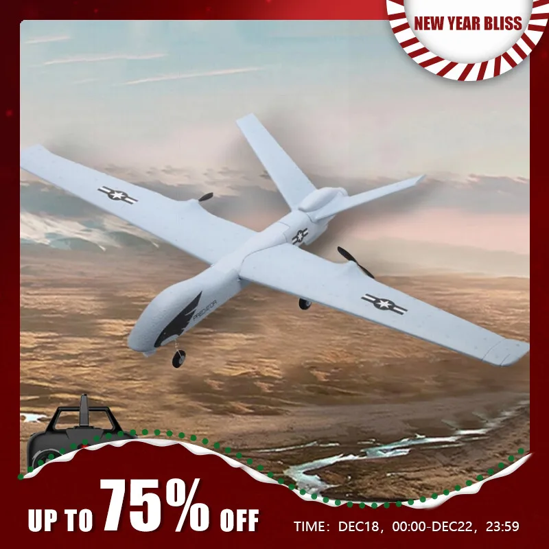 Z51-Predator-RC-Glider-2-4G-2CH-Hand-Throwing-Foam-Plane-With-Light ...