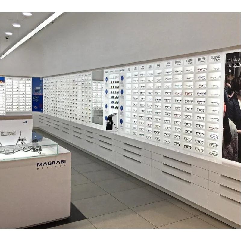 custom-Wooden-Eyewear-Display-Stand-and-Shelf-Glasses-Display-Cabinet ...