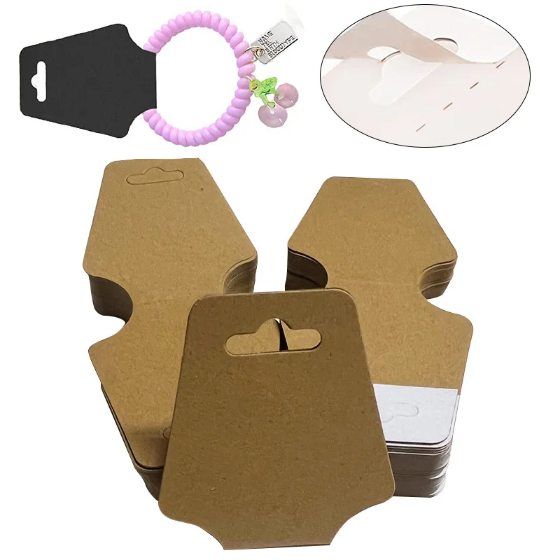 50pcs-Self-Adhesive-Bracelet-Cards-Cardboard-Holder-Paper-Necklace ...