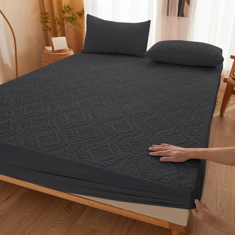 100-Waterproof-Mattress-Covers-Protector-Adjustable-Bed-Fitted-Sheets ...