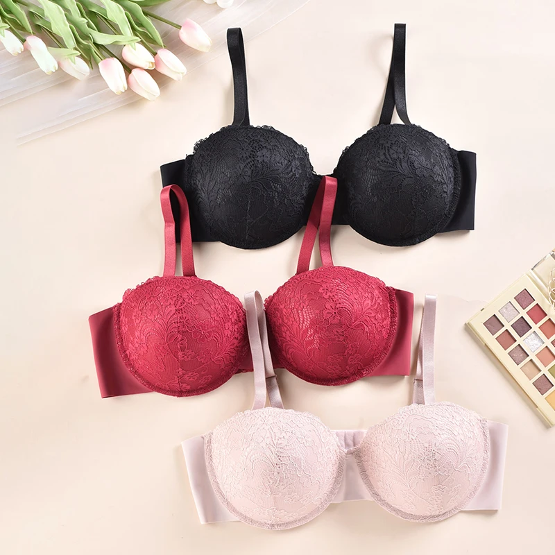 Plus-Size-Bra-for-Women-Adjustable-Shoulder-Strap-Backless-Bras ...