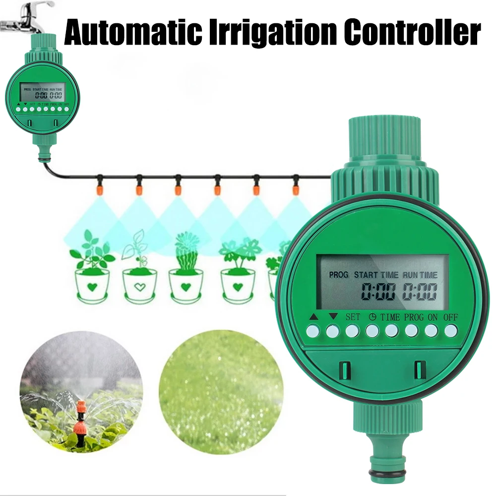 Sprinkler Controller Lcd Display Automatic Irrigation Controller Garden ...