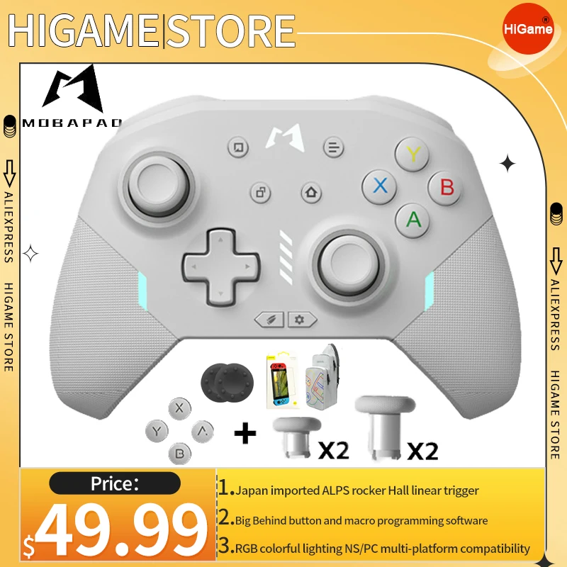 Mobapad-M9S-Wireless-Controller-ALPS-Joystick-Mechanical-Elite-Gamepad ...