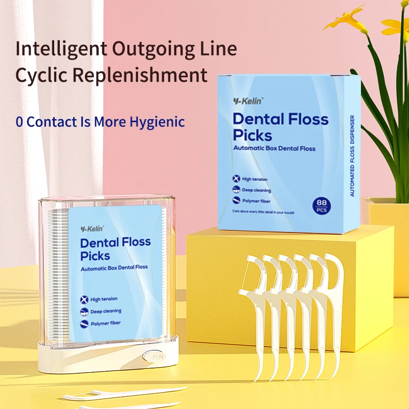 Y Kelin Dental Floss Household Equipment Ultra fine Automatic Pop up ...