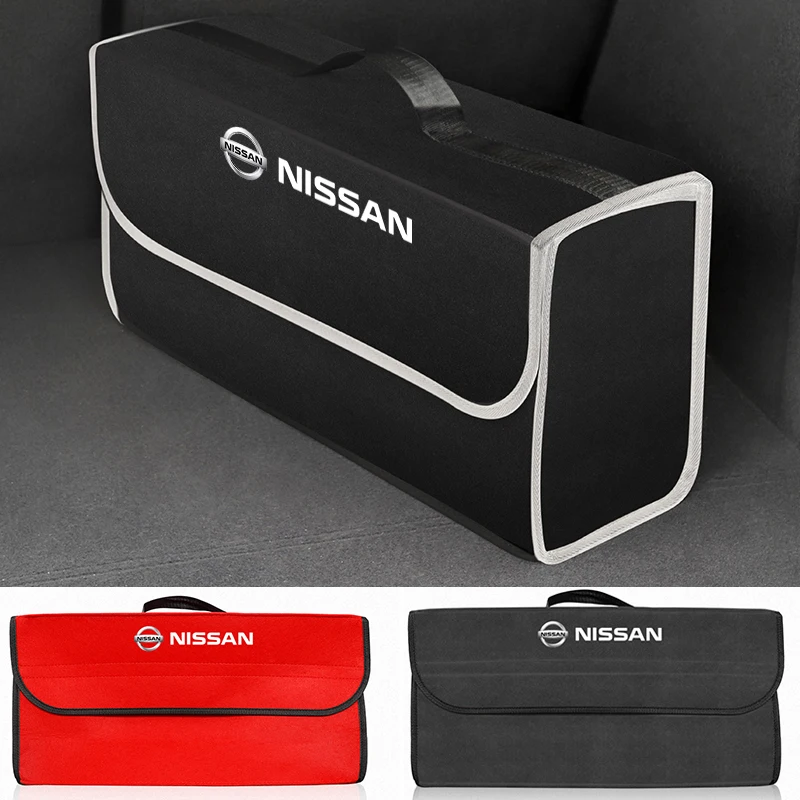 รถ Trunk นุ่มตู้เก็บของเก็บกระเป๋าเครื่องมือ Camping สำหรับ Nissan Juke ...