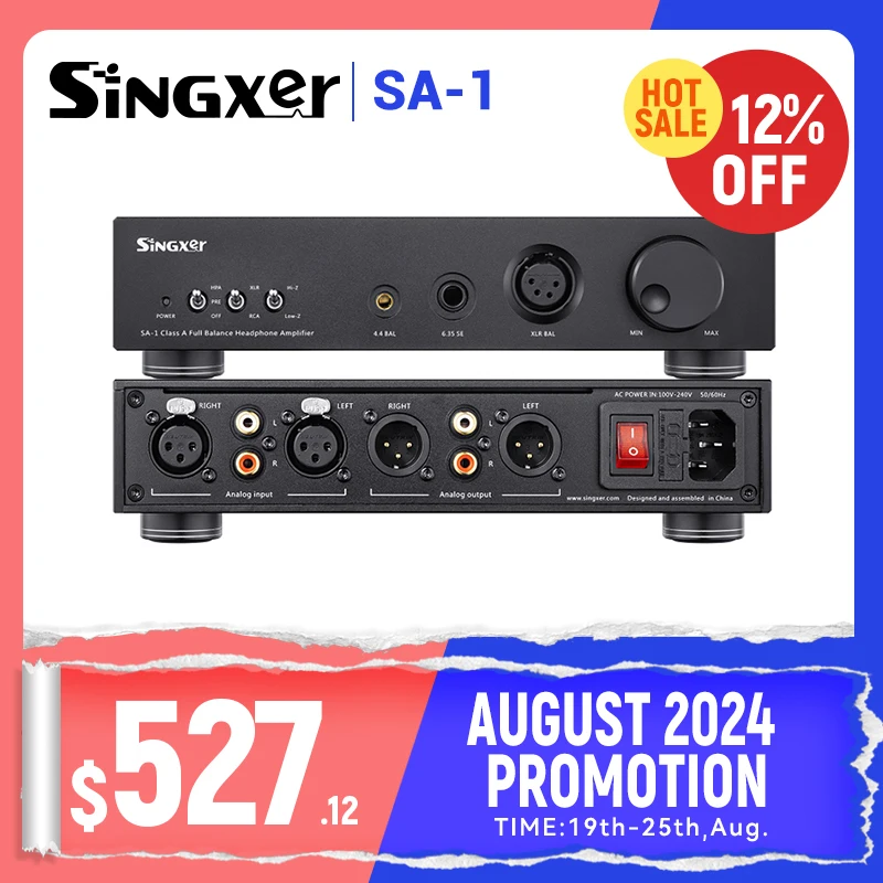 Singxer-SA-1-V2-Headphone-Amplifier-Fully-Balanced-Discrete-Class-A-Amp ...