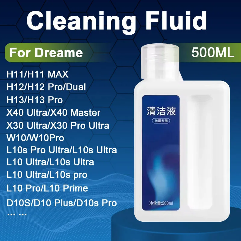 Cleaning Solution Liquid For Dreame X40 Ultra\X30 Ultra\H11/H11 Max/H12 ...