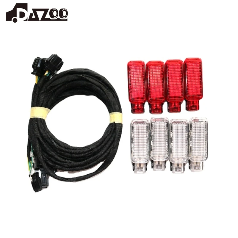 케이블 포함 도어 경고 램프 조명, 아우디 A3 A4L A6L Q3 8KD947411 8KD 947 411 8KD947415 ...