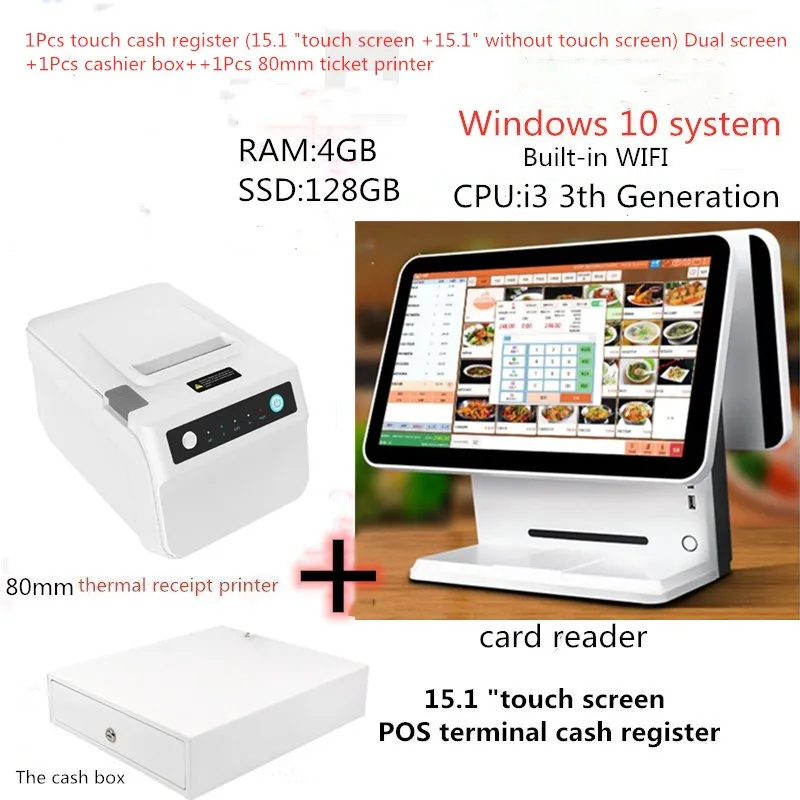 Cash Register Machine With Scanner
