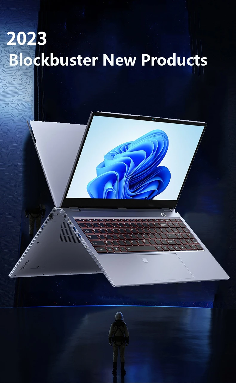 2023 Laptop Gaming Computer PC Office Notebooks Windows 11 Netbook 15.6 ...