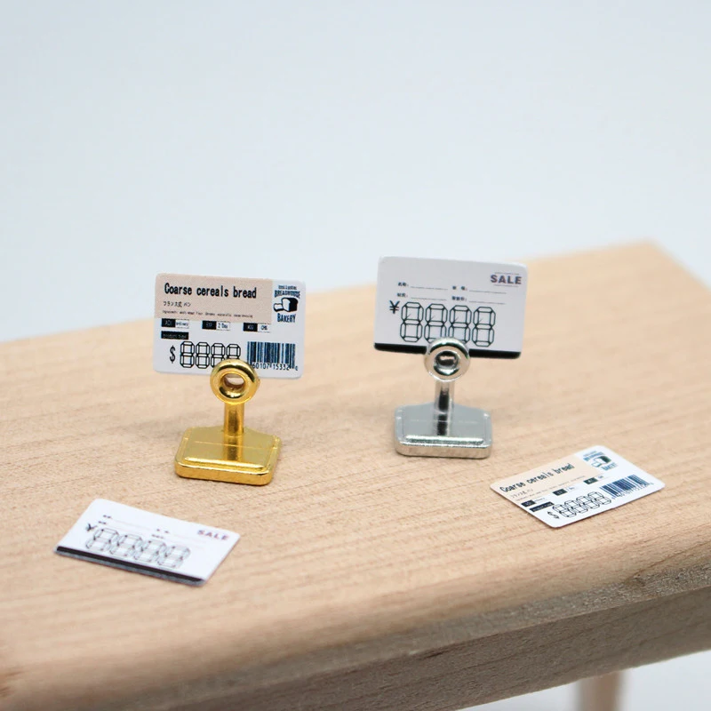 Miniature-Alloy-Price-Tag-Small-Stand-Card-Bakery-Cake-Dessert-House ...