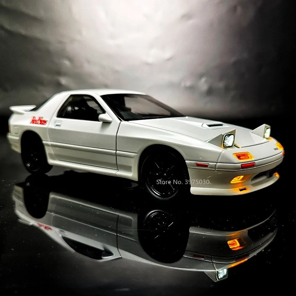 1-24-Mazda-RX7-Initial-D-Alloy-Toys-Car-Model-Diecast-Metal-Cars-With ...