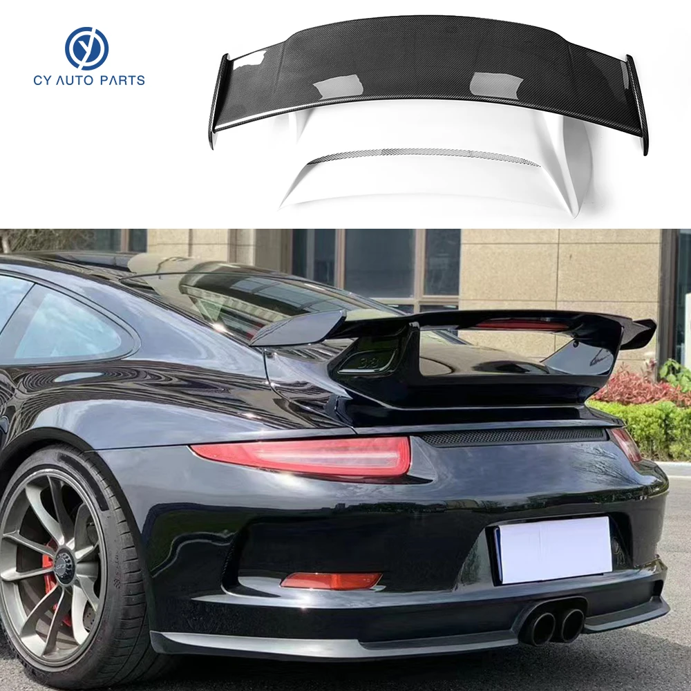 Real Carbon Fiber Rear Spoiler GT3 Style Rear Trunk Spoiler Lip Wing ...