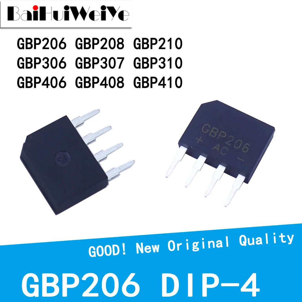 5PCS/LOT GBP206 GBP208 GBP210 GBP306 GBP307 GBP310 GBP406 GBP408 GBP410 ...
