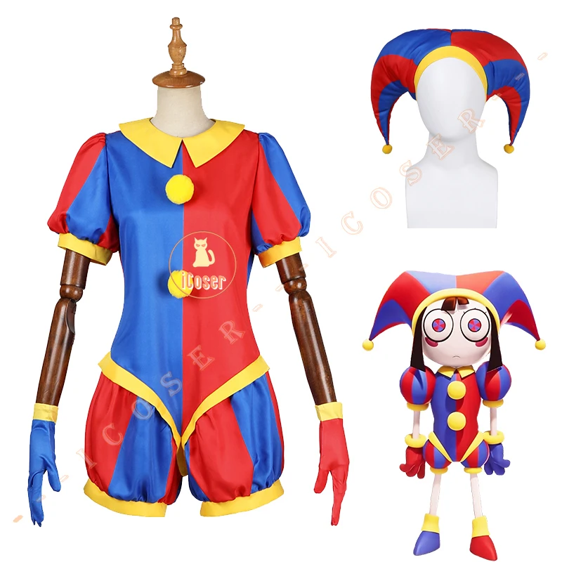 Pomni-Cosplay-Costume-Anime-The-Amazing-Digital-Circus-Cartoon-Uniform ...