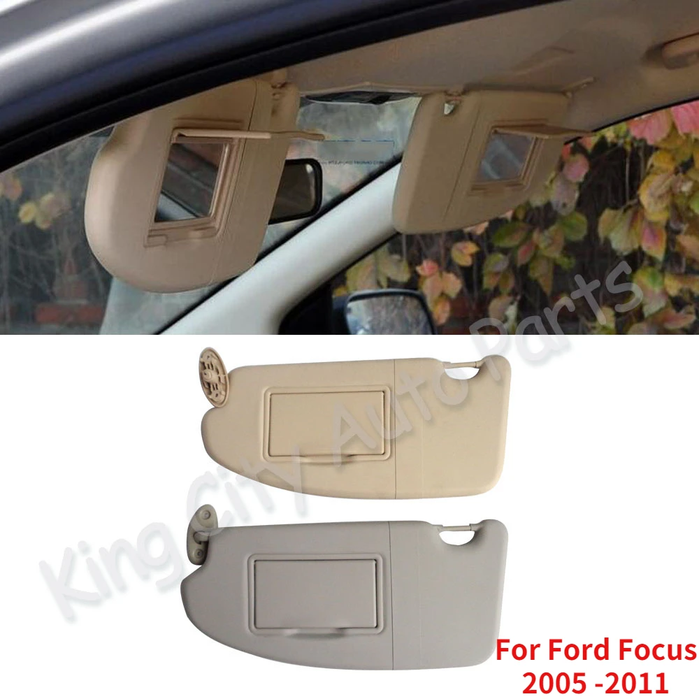 CAPQX For Ford Focus 2005 2011 Car Interior Front Sunvisor Sun Visor ...