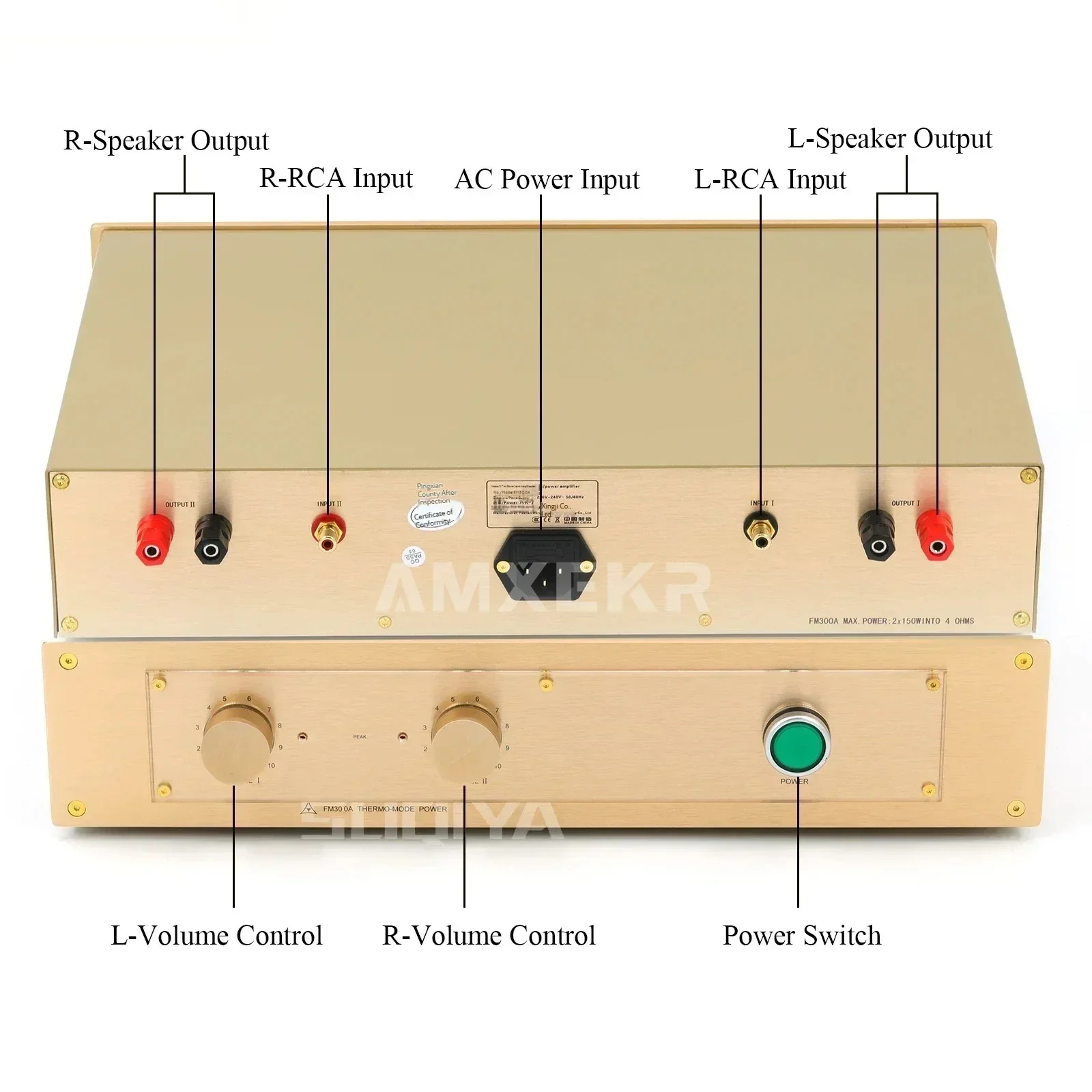 Direkt gravierter FM ACOUSTICS FM300A Klassischer HiFi ...