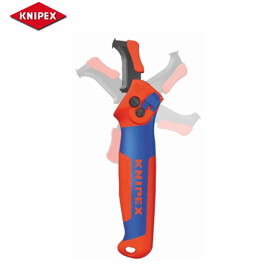 KNIPEX 16 50 145 SB Stripping Knife Ratchet Cable Knife With Guide Shoe ...