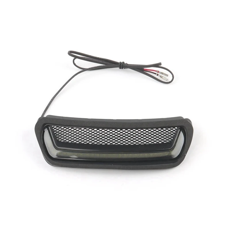 Motorcycle-White-Tracer-Headlight-Vent-Accent-LED-For-Softail-Low-Rider ...