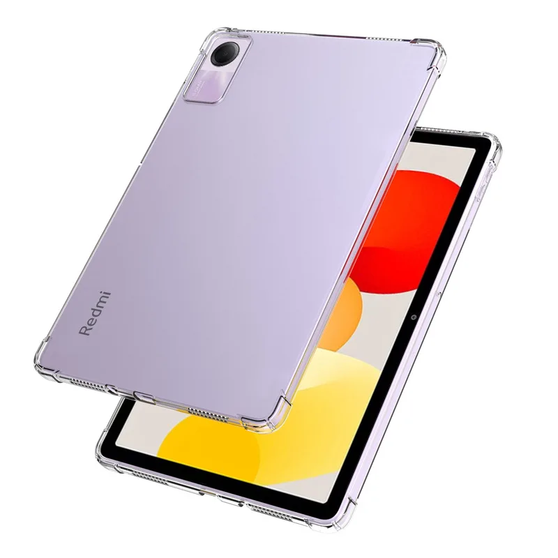 For-Redmi-Pad-SE-11-2023-Case-Transparent-Air-bags-Soft-Silicone-TPU ...