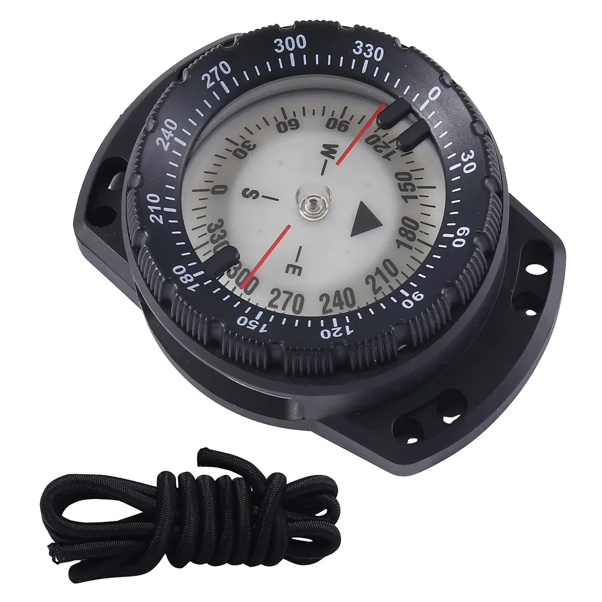 Strong-Magnetic-50M-Waterproof-Scuba-Diving-Compass-Elastic-Rope-Diver ...