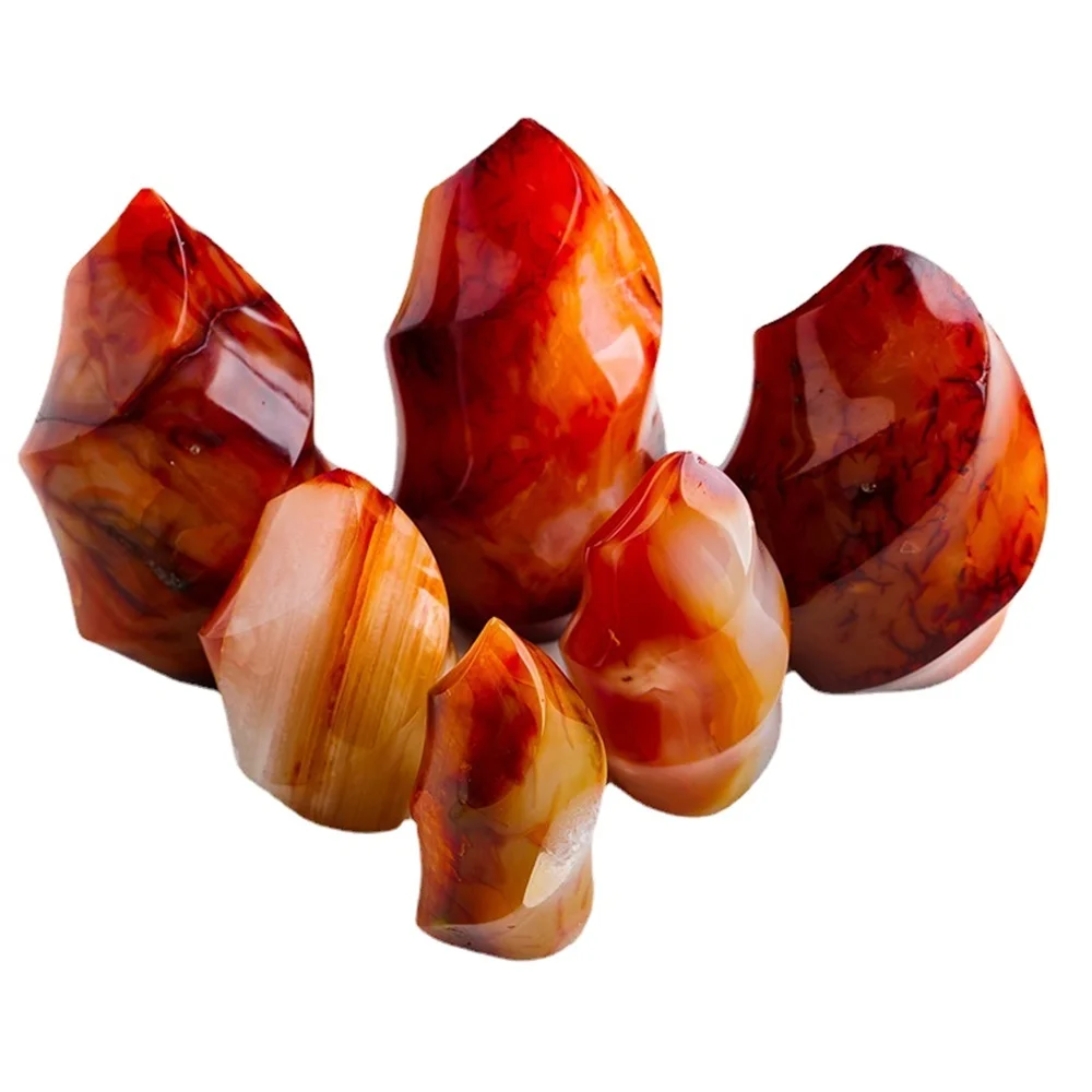 Wholesale Natural Red Carnelian Flame Torch Hand Polished Natural ...