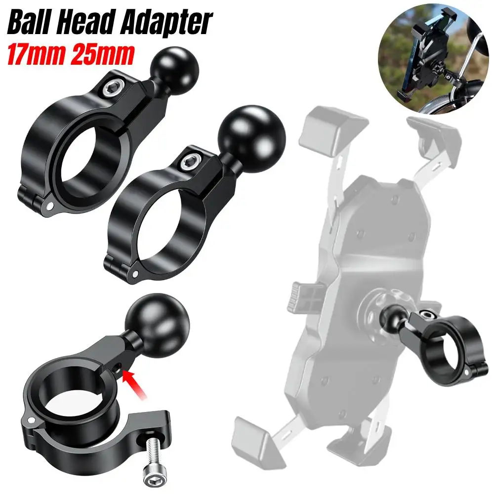 17mm-25mm-Ball-Head-Adapter-Motorcycle-Handlebar-1-inch-Base-Mount ...