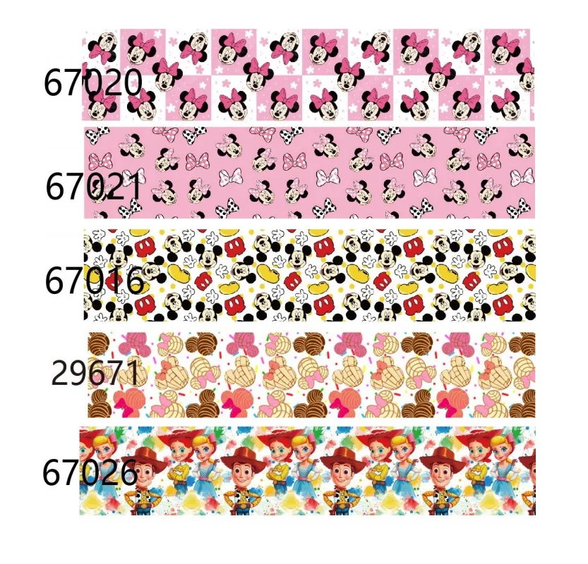 5Yards-Minnie-Mouse-Pink-Disney-Grosgrain-Ribbon-Printed-Toy-Story ...