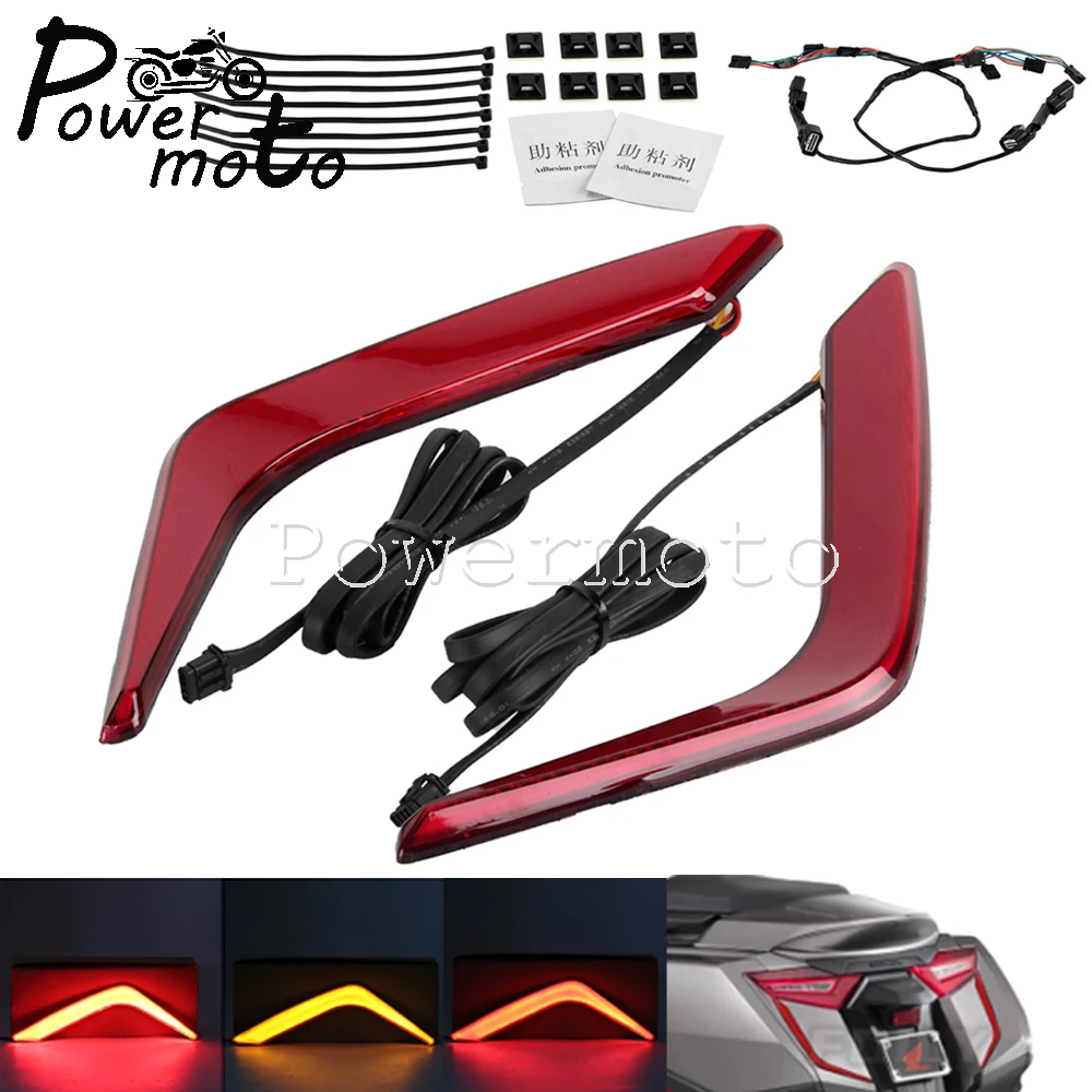 Luces LED traseras para motocicleta Honda Gold Wing GL1800 Goldwing GL ...