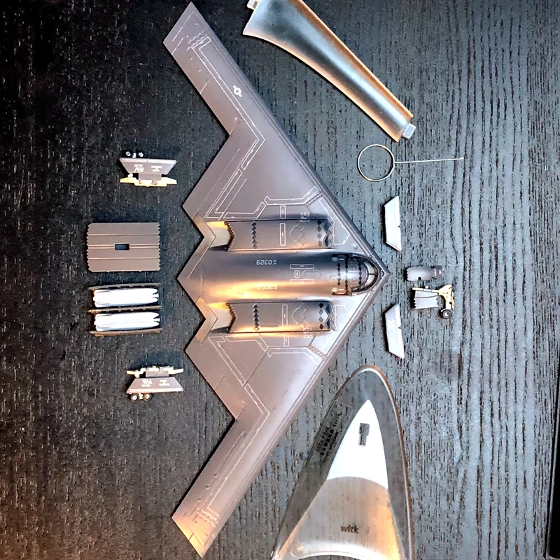 1-200-proportion-alloy-aircraft-B2A-ghost-Strategic-bomber-finished ...