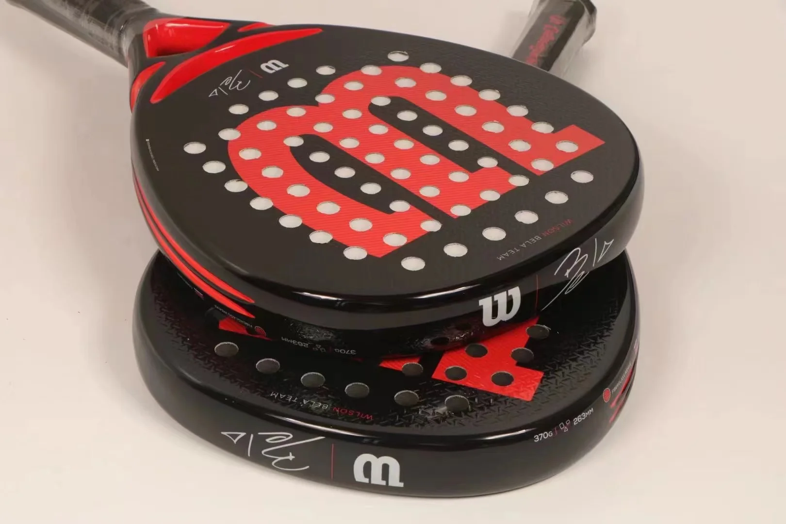 W Padel Racket Porfessional Series Palas 3 Layer Carbon Fiber Board ...
