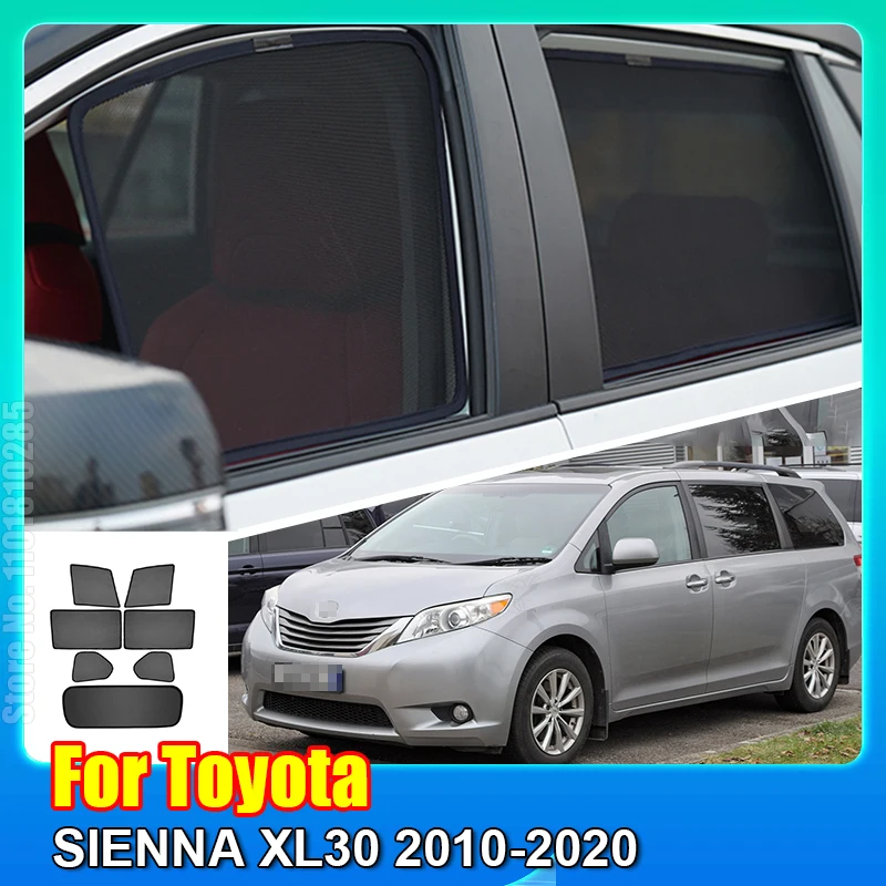 For Toyota SIENNA XL30 2010-2020 Prius+ Car Window SunShade Shield ...