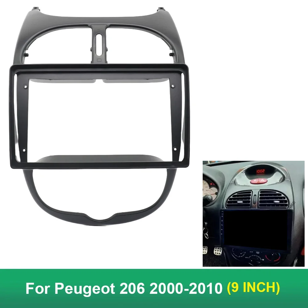 9-Inch-2-Din-Car-Dashboard-Frame-CAR-DVD-Frame-Radio-Panel-Frame ...