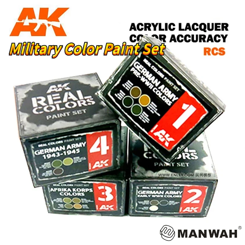 AK-RCS001-023-Real-Colors-Paint-Set-Model-Painting-War-Color-Acrylic ...