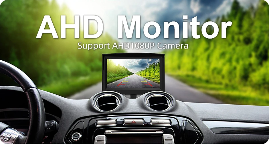 5 inch AHD IPS Monitor High Definition camera systems for cars