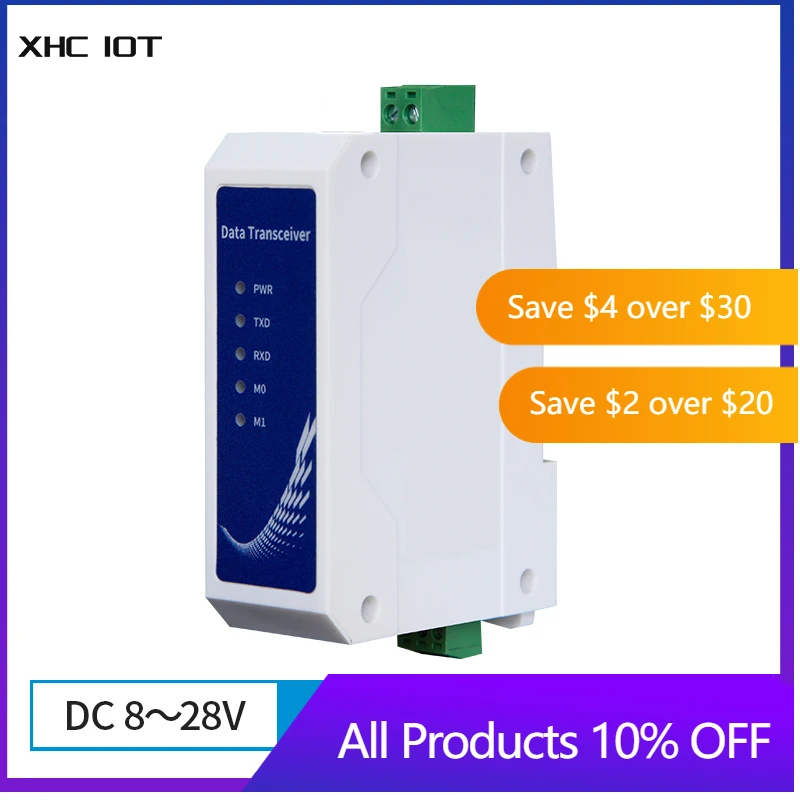 RS485 To RJ45 Ethernet Serial Server Wireless Radio Statio Modem POST ...