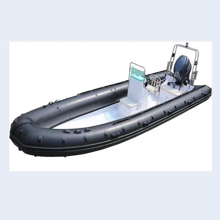 4.3m 5.2m Fiberglass Bottom PVC Inflatable Boat Offshore Fishing Boat ...